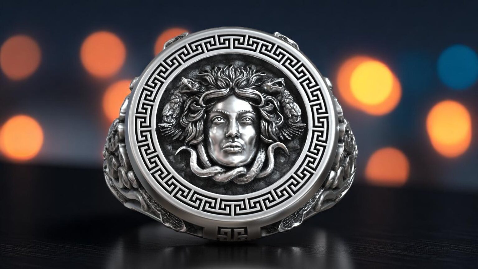 Medusa's Meander Signet Ring | Solitaire x Alex Armen